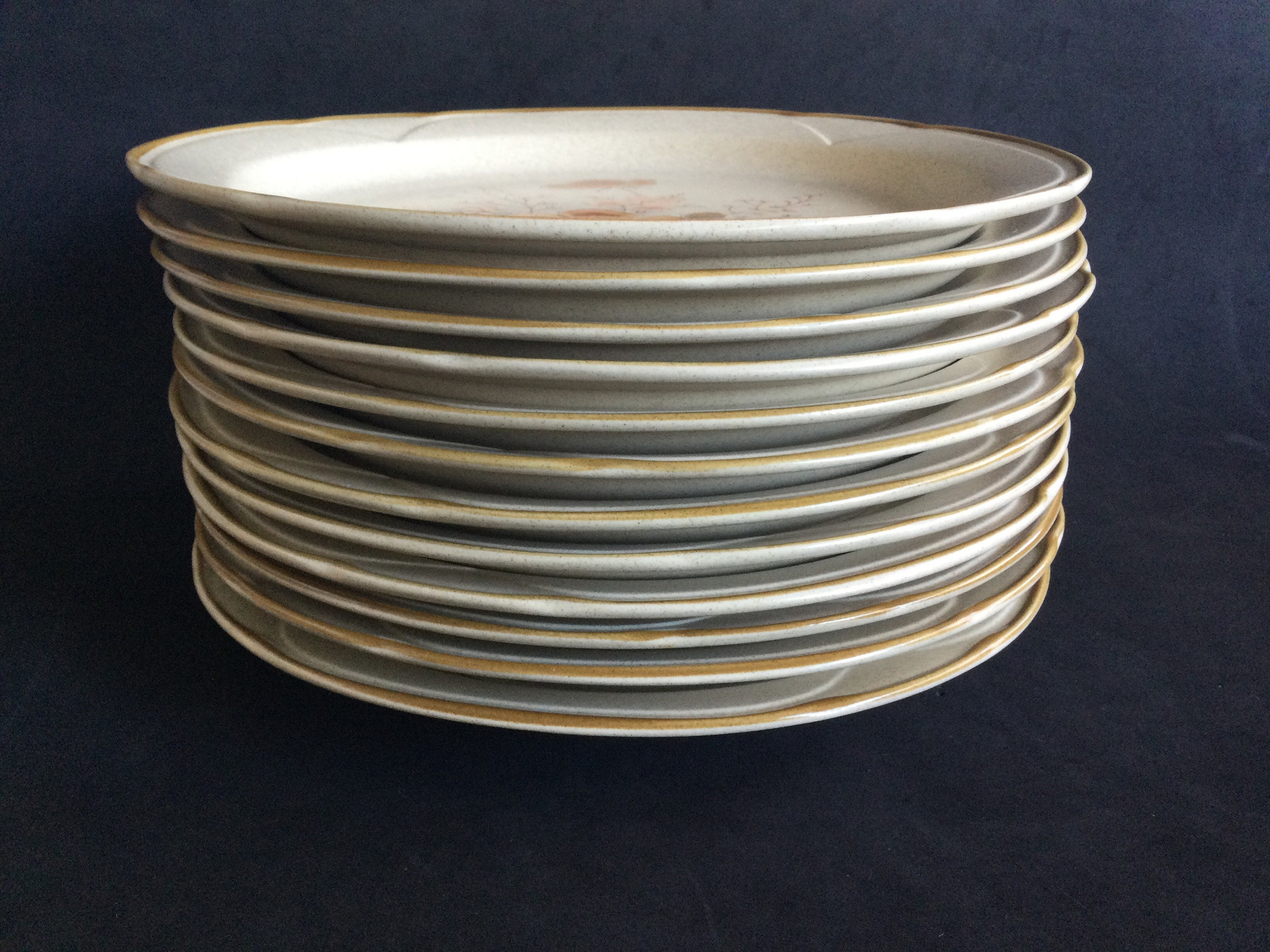 Ranmaru French Estate Indian Summer A301 Stoneware Handcrafted 7 Dinner ...