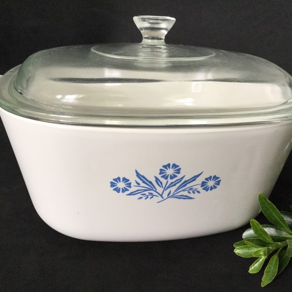 Corning Ware Blue Cornflower Casserole - Etsy