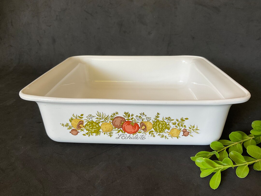 Corning Ware Spice of Life P-322 Square Baker, USA Made - Etsy