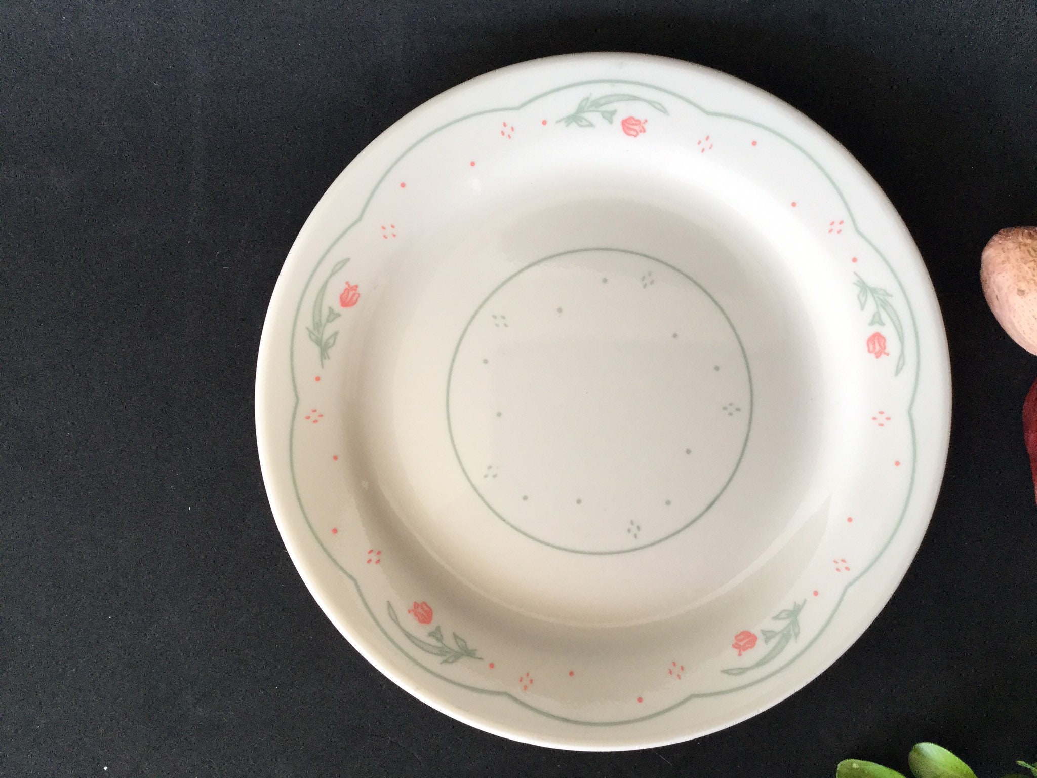Corelle Calico Rose Pattern Dinnerware Collection USA Made by - Etsy