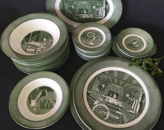 Mid-century Colonial Homestead Dinnerware Collection by Royal, Made in ...