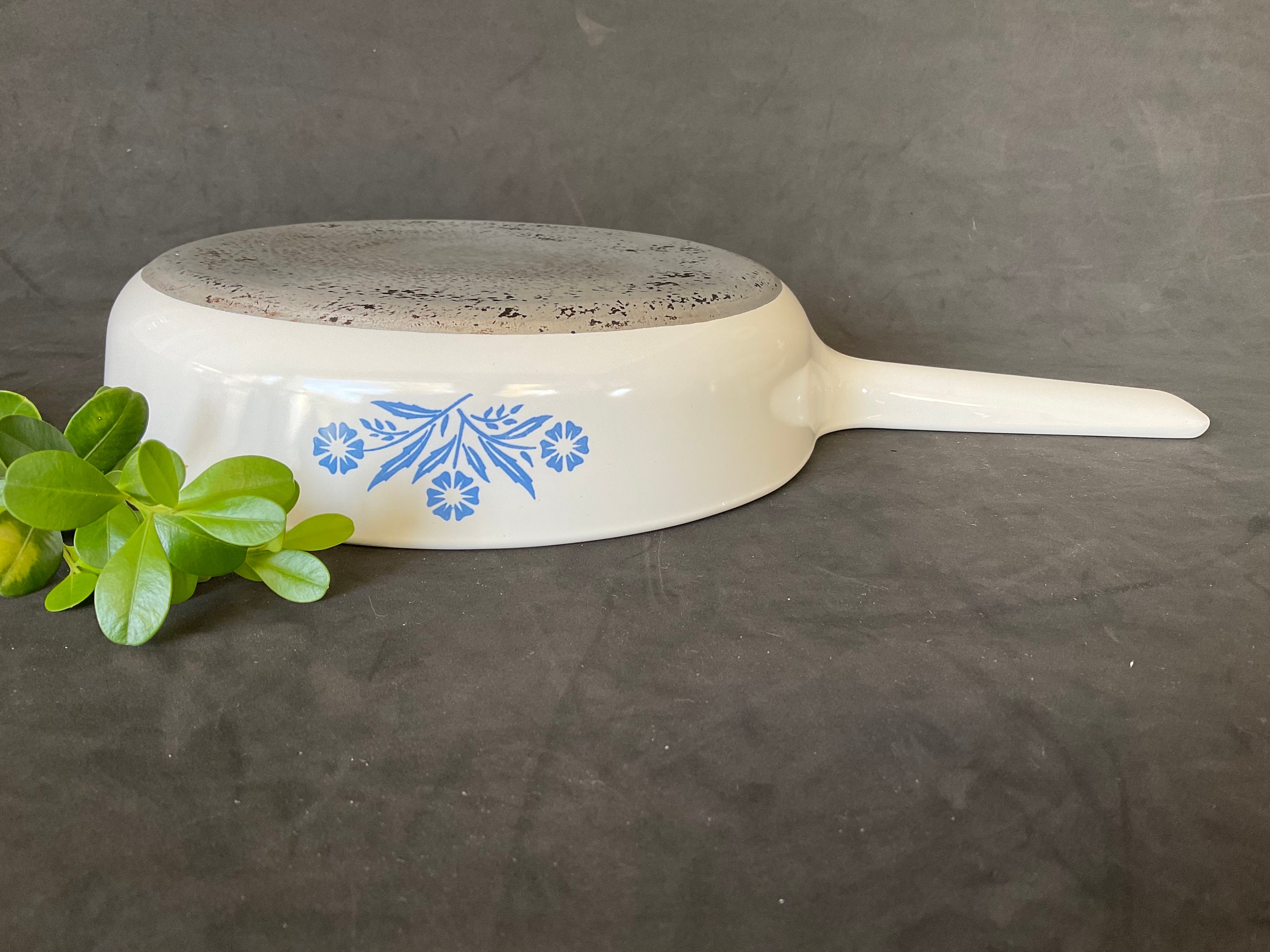 Corning Ware Blue Cornflower Range Toppers Skillet N 8-1/2-B, With ...