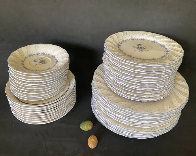 Nikko Tableware Blue Peony, Japan Made, Sold per Set - Etsy