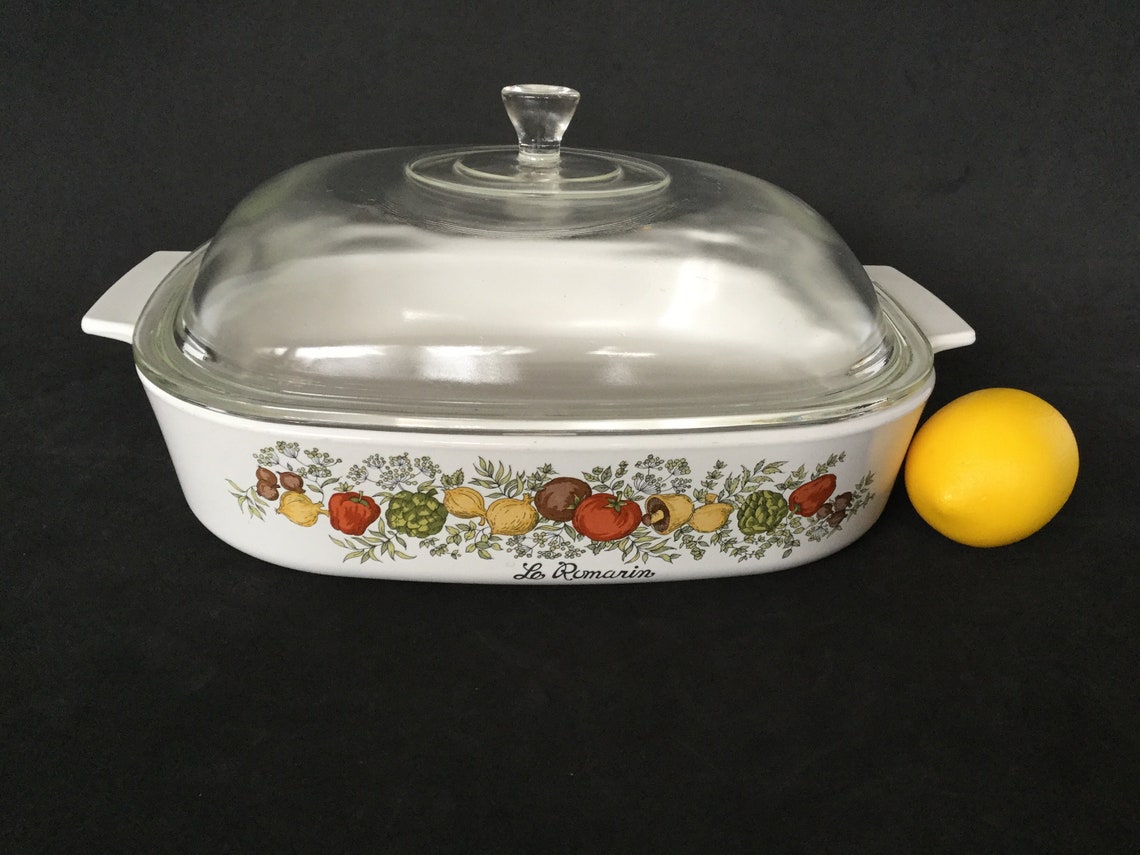 Corning Ware Spice of Life Square Casserole A 2-B and A-10-B - Etsy