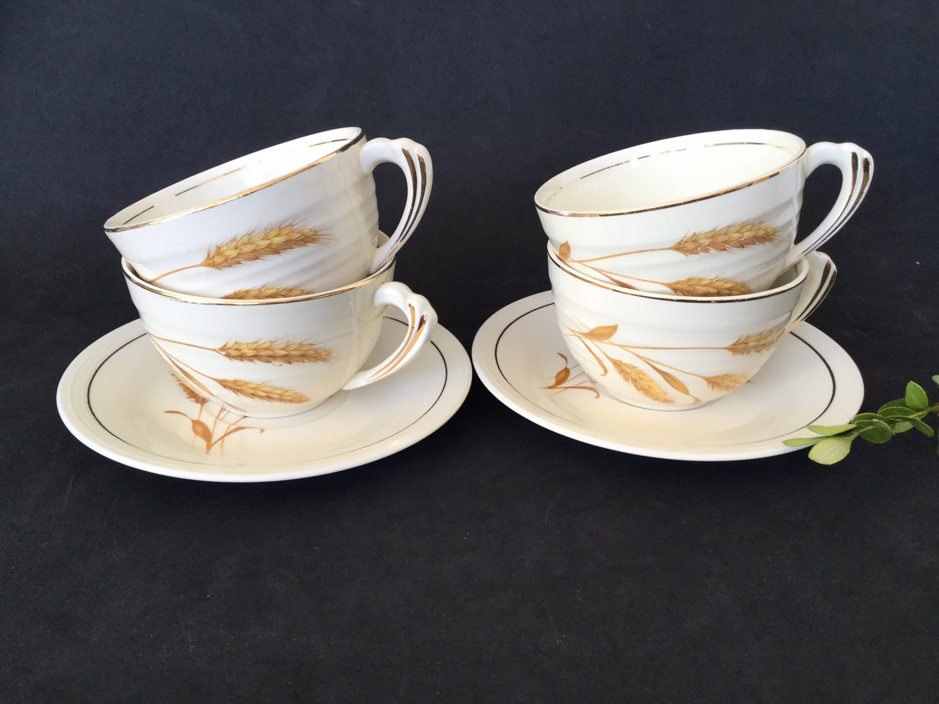 Golden Wheat Dinnerware Collection by Edwin M. Knowles China Co, 17 ...