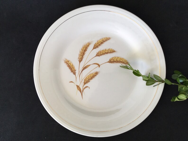 Golden Wheat Dinnerware Collection by Edwin M. Knowles China Co, 17 ...