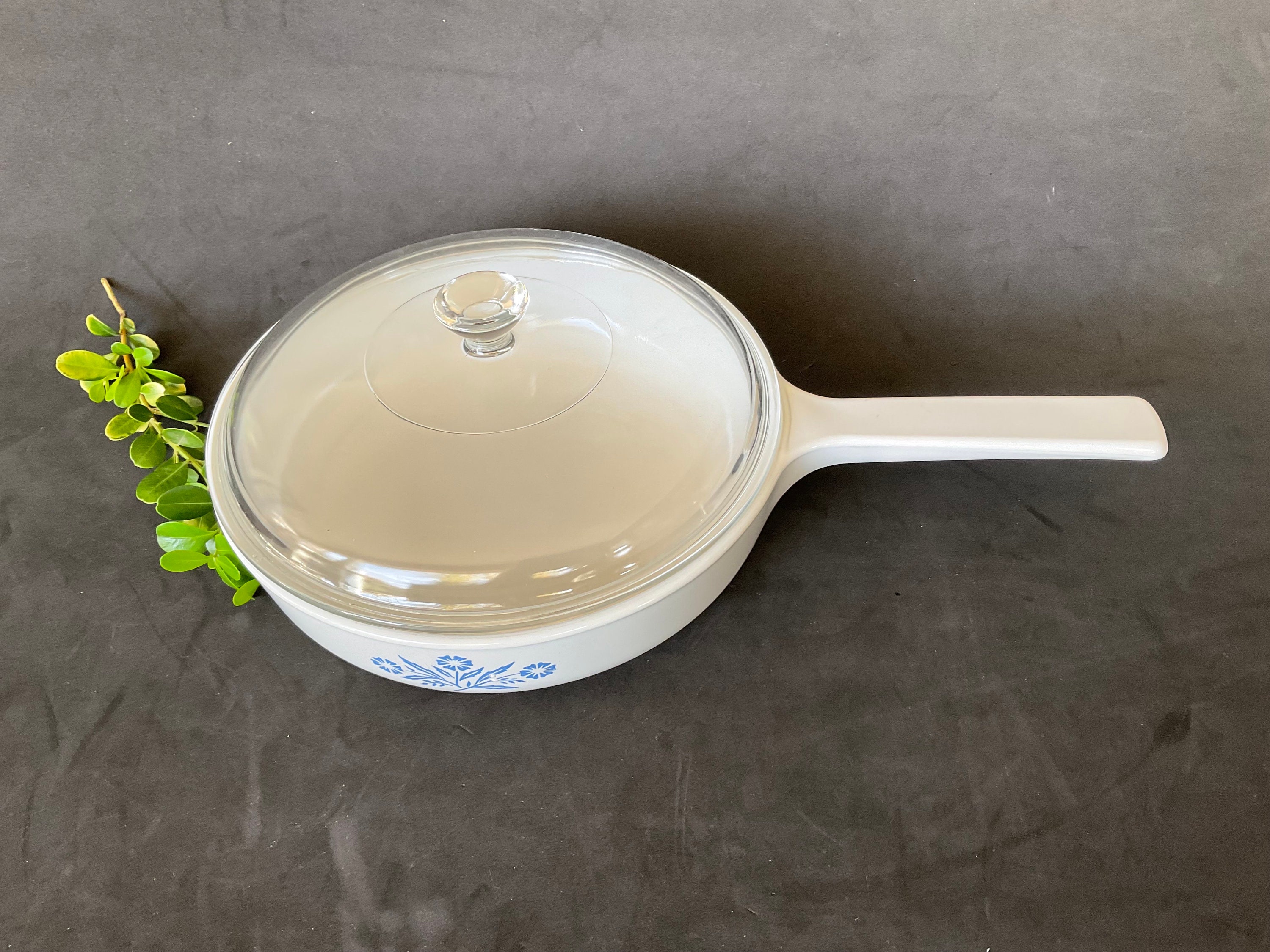 Corning Ware Blue Cornflower Range Toppers Skillet N 8-1/2-B, With ...