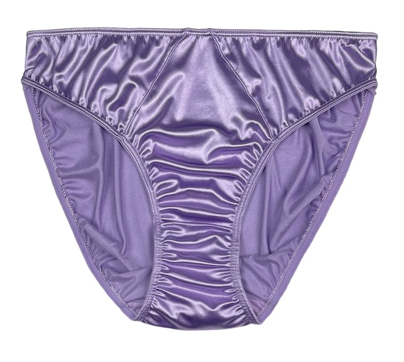 Satin High Cut Briefs