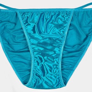 Ruched String Bikini Panty | Scrunch-butt | Light Blue - Etsy