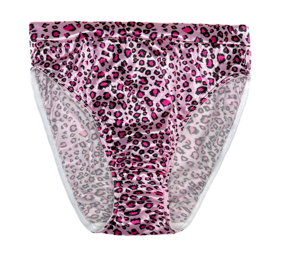 Ultimate High Leg Satin Panty Animal Print - Etsy