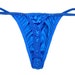 Satin String Thong Royal Blue - Etsy