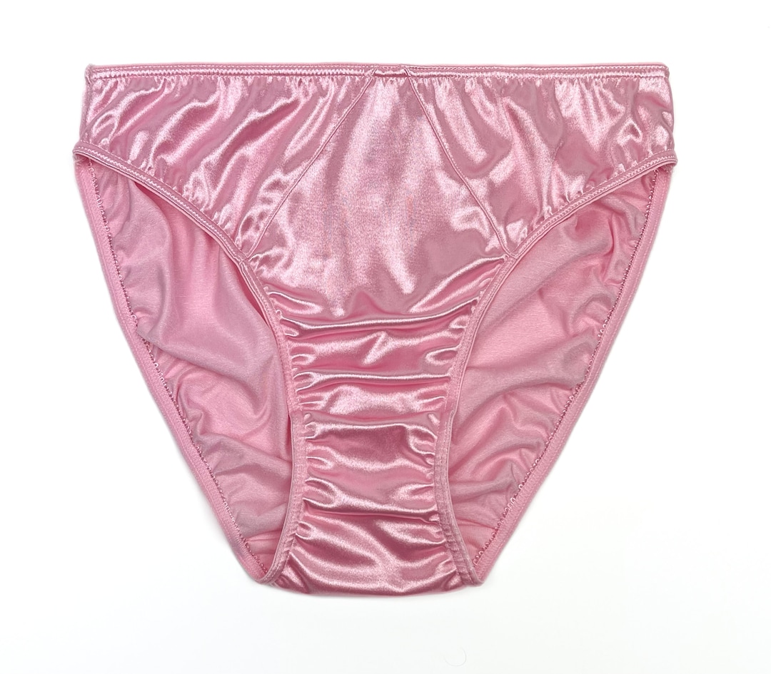 Classic Satin Hipster Panty Pink - Etsy