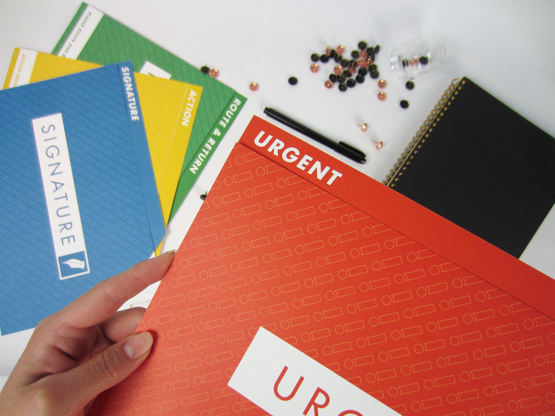 Action Folders Custom, bold live document holders to track and manage ...