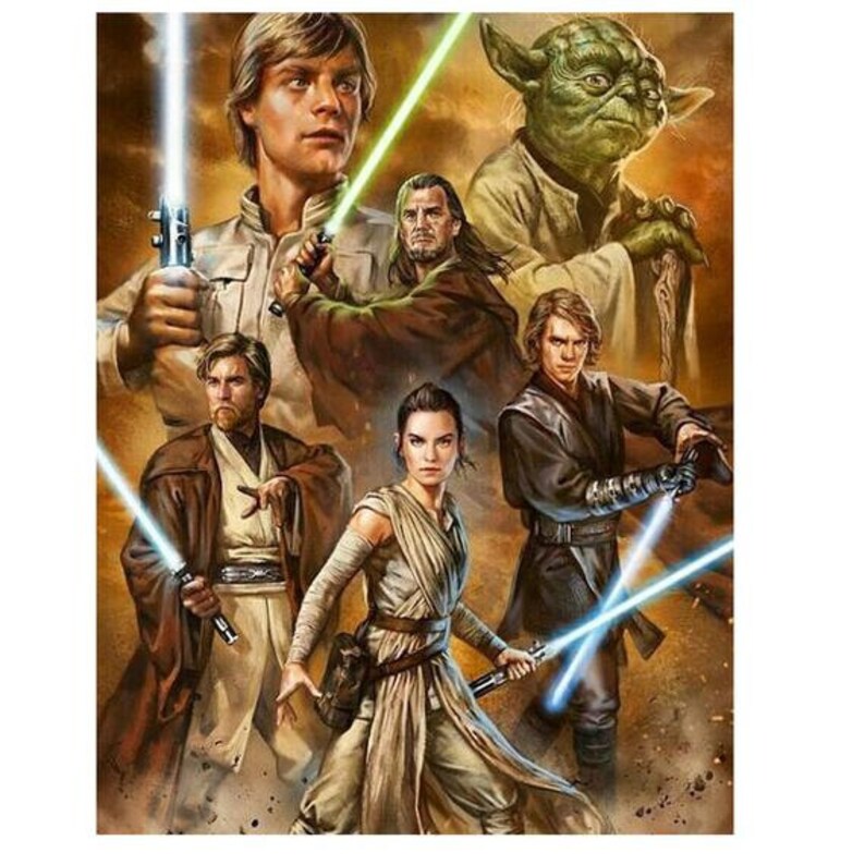 5D Diamond Painting Diamond Mosaic Star Wars Diy Diamond | Etsy