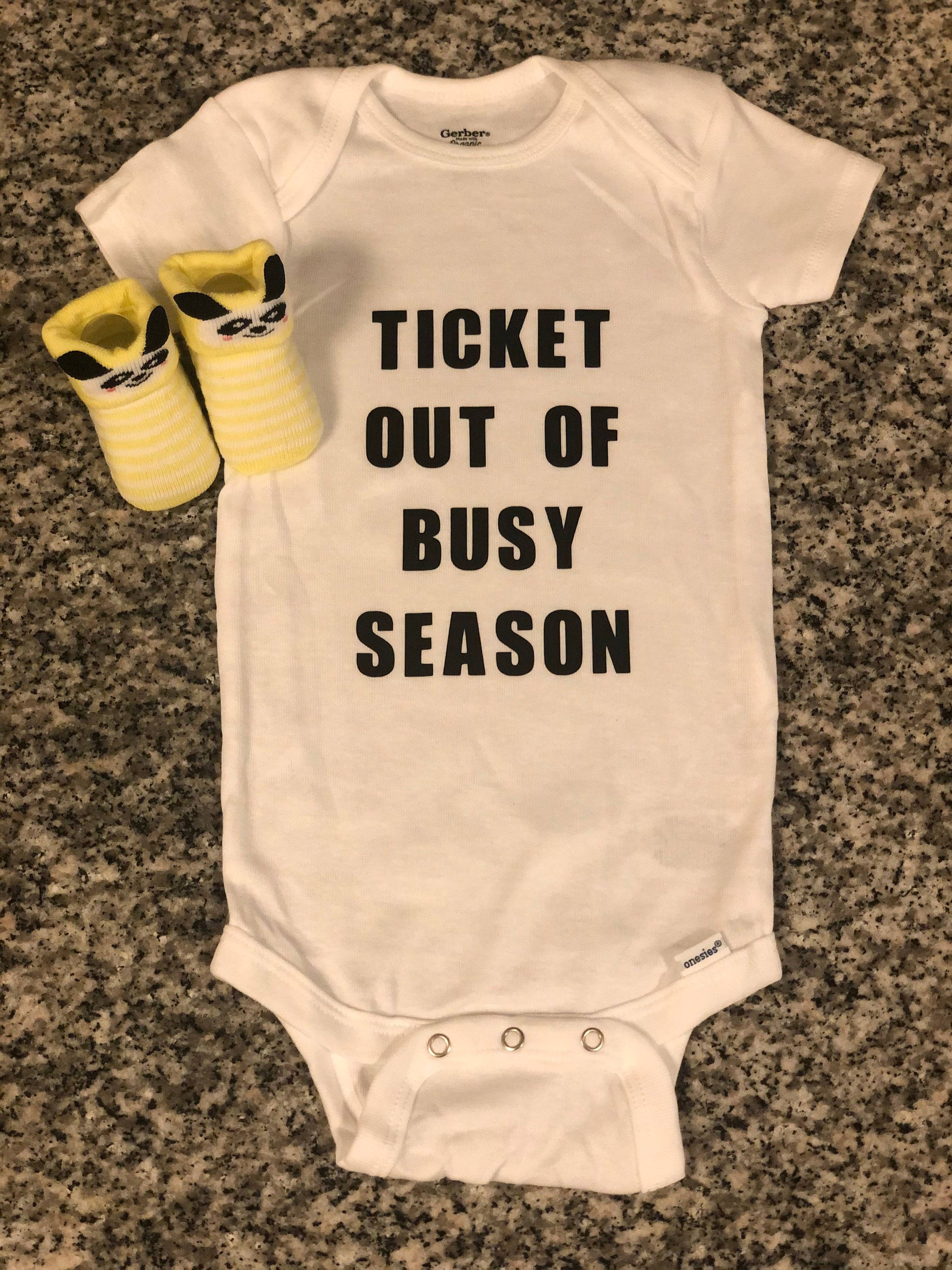 Busy Season Onesie, Gift for Accountant, Auditor, Tax Accountant ...