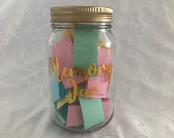 Personalized Memory Jar - Etsy