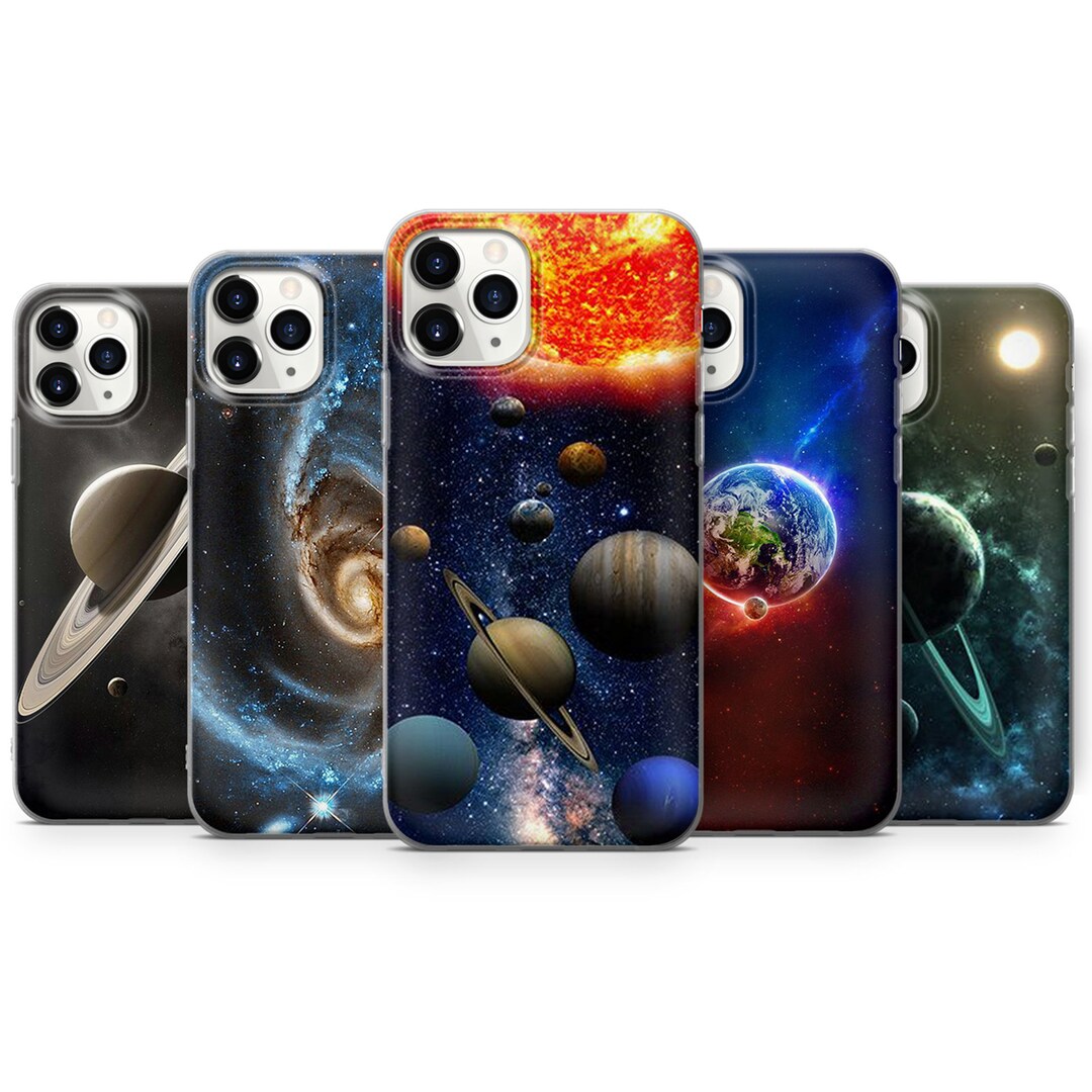 Universe Space Sky Stars Moon Planets Phone Case Cover Fits for Galaxy ...