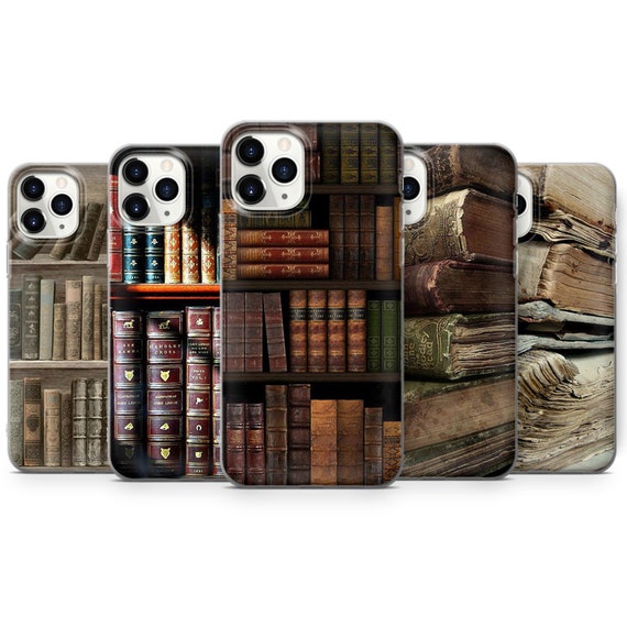 Vintage Style Old Books Phone Case Cover for Iphone Samsung | Etsy