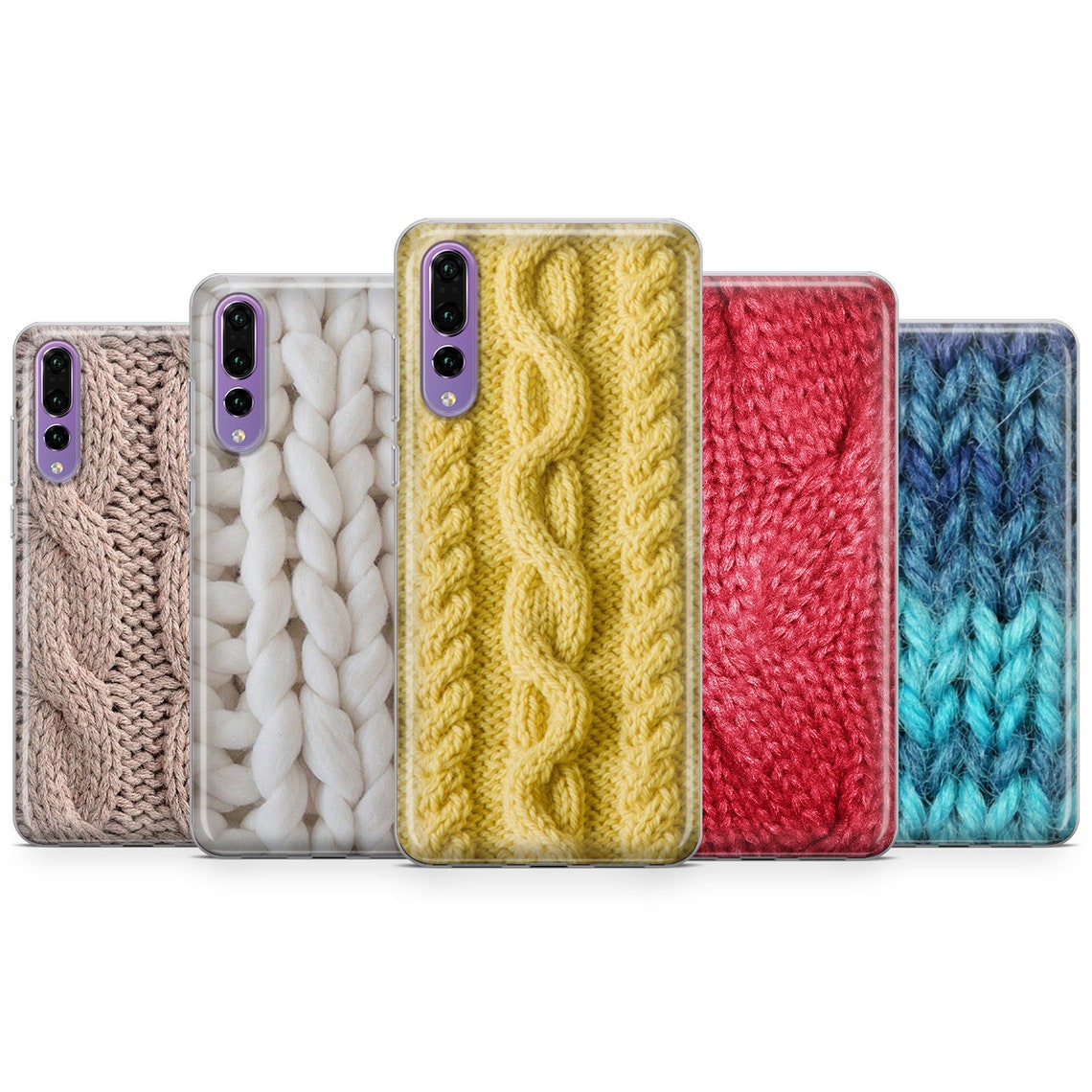Knitted texture knittinghandicrafts phone case cover For | Etsy