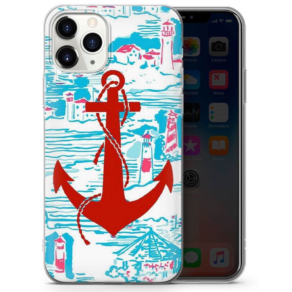 Anchor Sea Ship Phone Case Cover for Iphone Samsung Huawei - Etsy