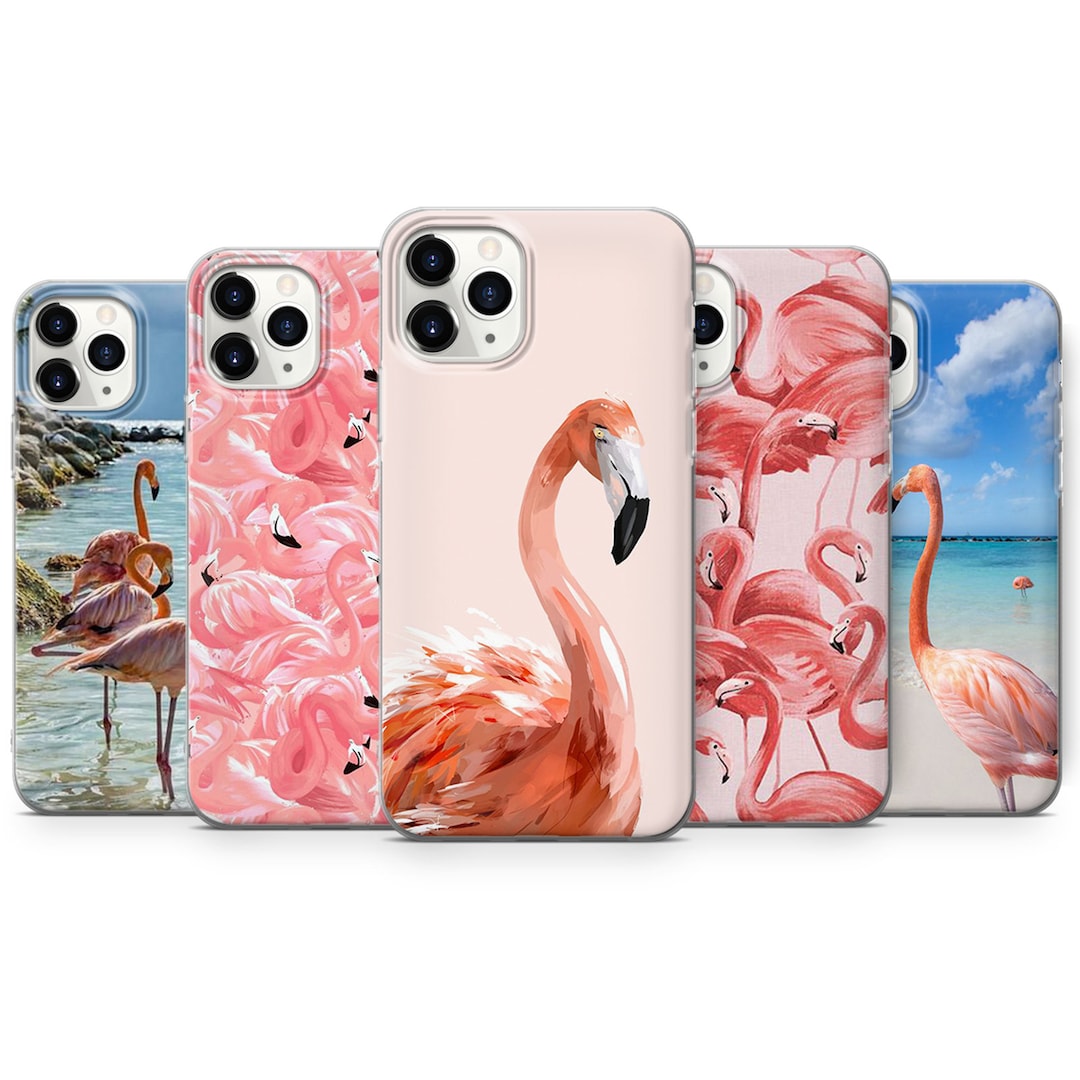Watercolor Flamingo Phone Case, Tropical Bird Cover - Etsy