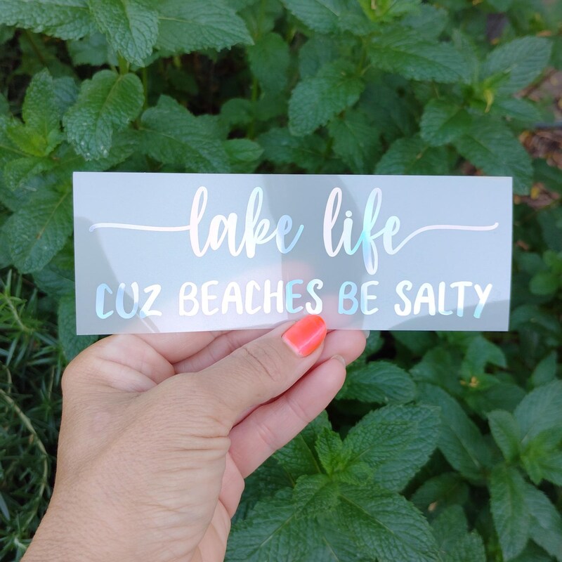Beach Life Decal - Etsy