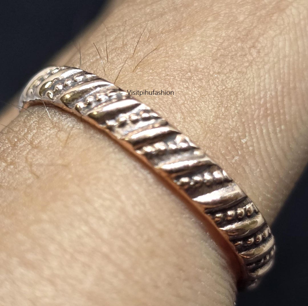 Adjustable Copper Healing Ring: Handmade Arthritis Pain Relief Band - Etsy