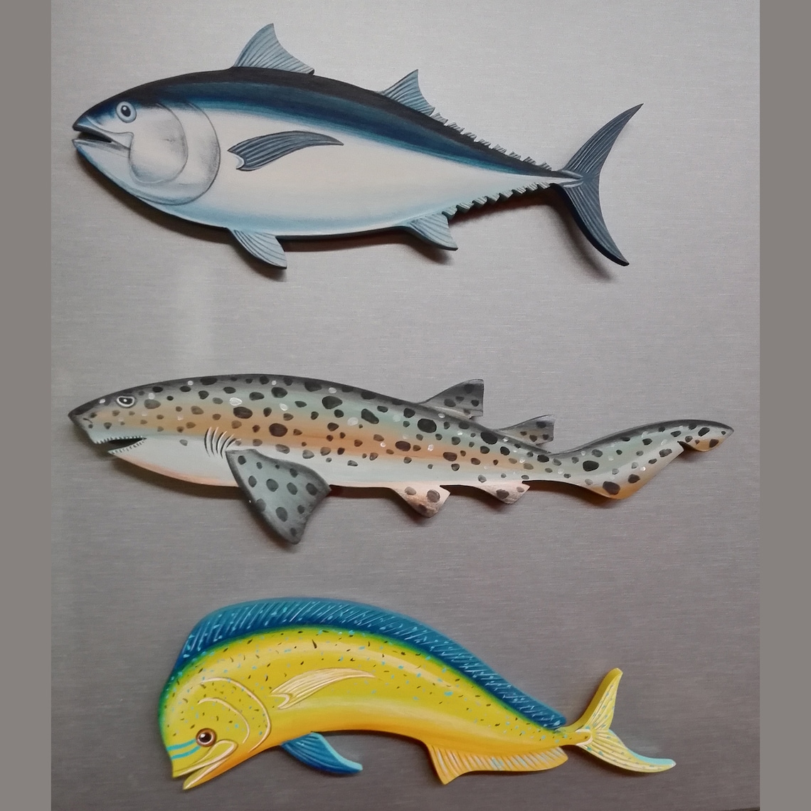 Bluefin Tuna magnet Fridge Wooden Fish Magnet-Birthday Gifts | Etsy