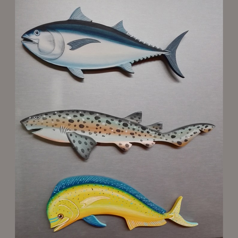 Bluefin Tuna Magnet Fridge Wooden Fish Magnet-birthday Gifts - Etsy