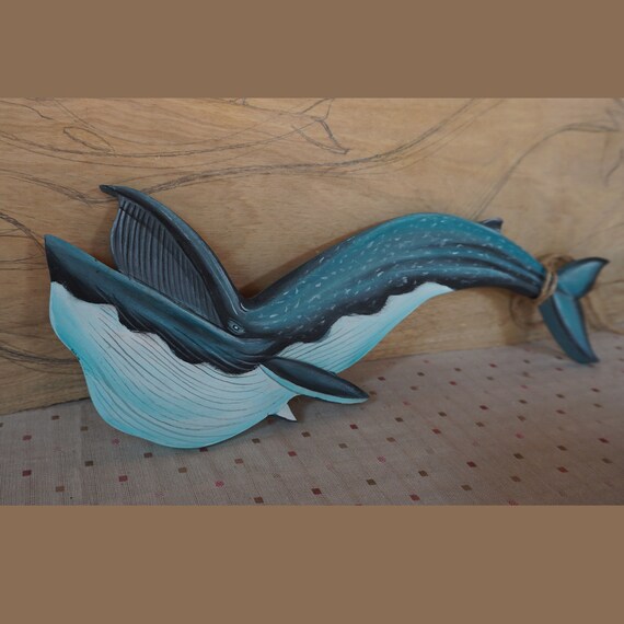 Blue Whale Magnet Fridge Magnet Wooden Fish Magnet-birthday - Etsy