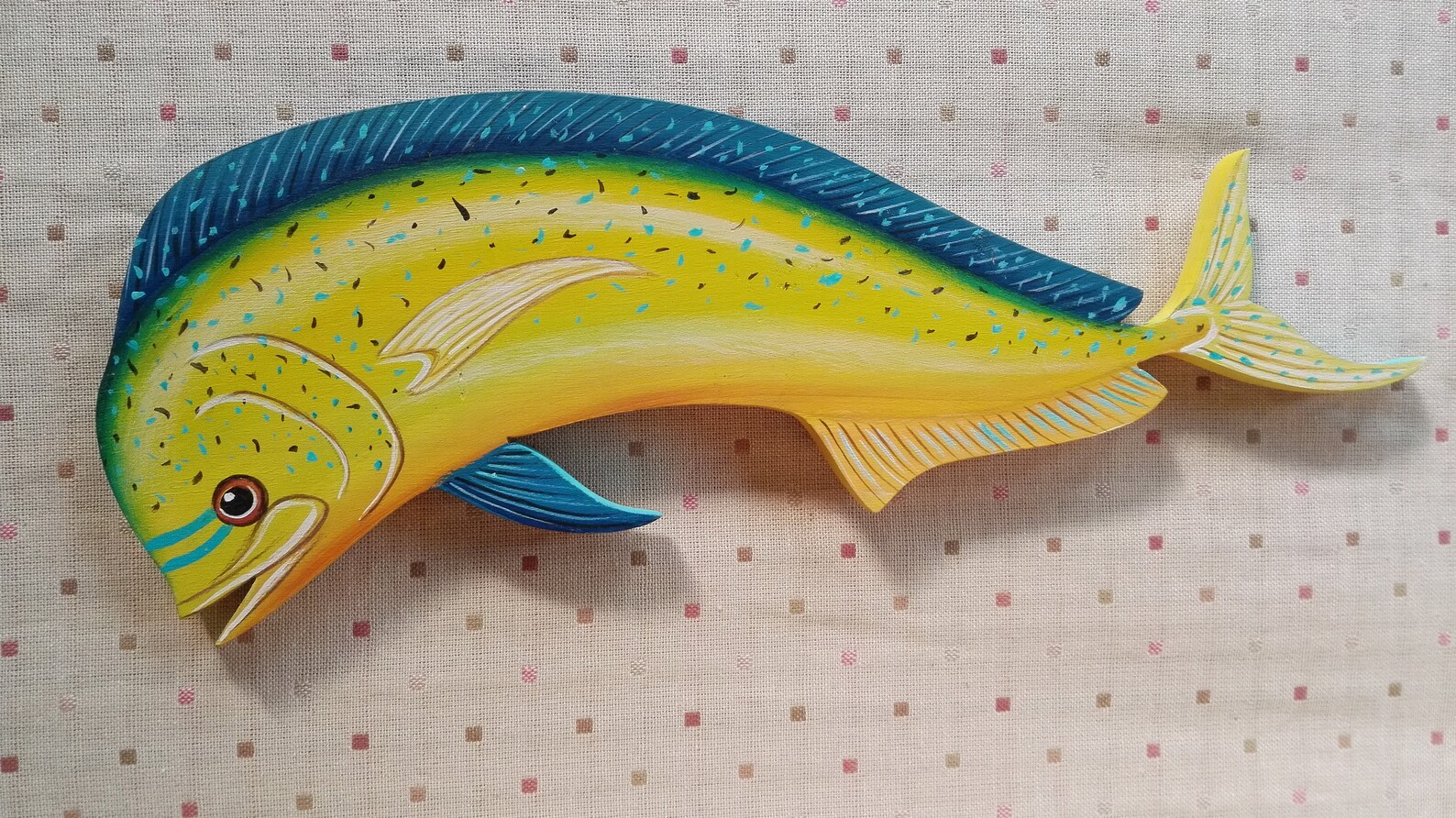 Yellow Fish Magnet, Fridge Magnet Kitchen Magnet Wood Fish Magnet ...