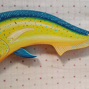 Yellow Fish Magnet, Fridge Magnet Kitchen Magnet Wood Fish Magnet ...