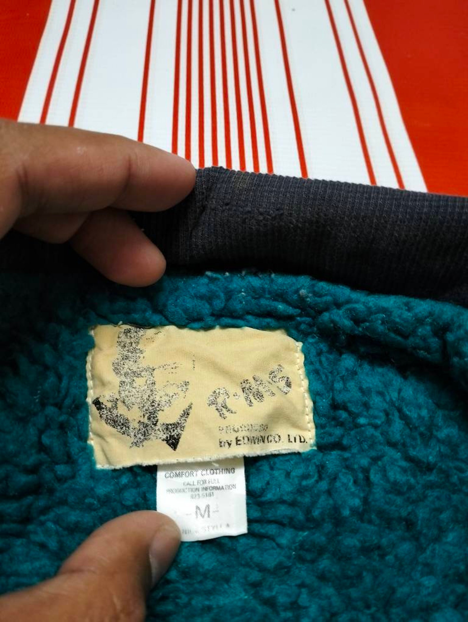 Vintage Edwin Workwear Denim Jacket / Tag M Good Fit S / Vintage Denim ...