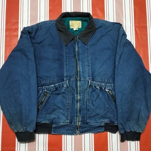 Vintage Edwin Workwear Denim Jacket / Tag M Good Fit S / Vintage Denim ...