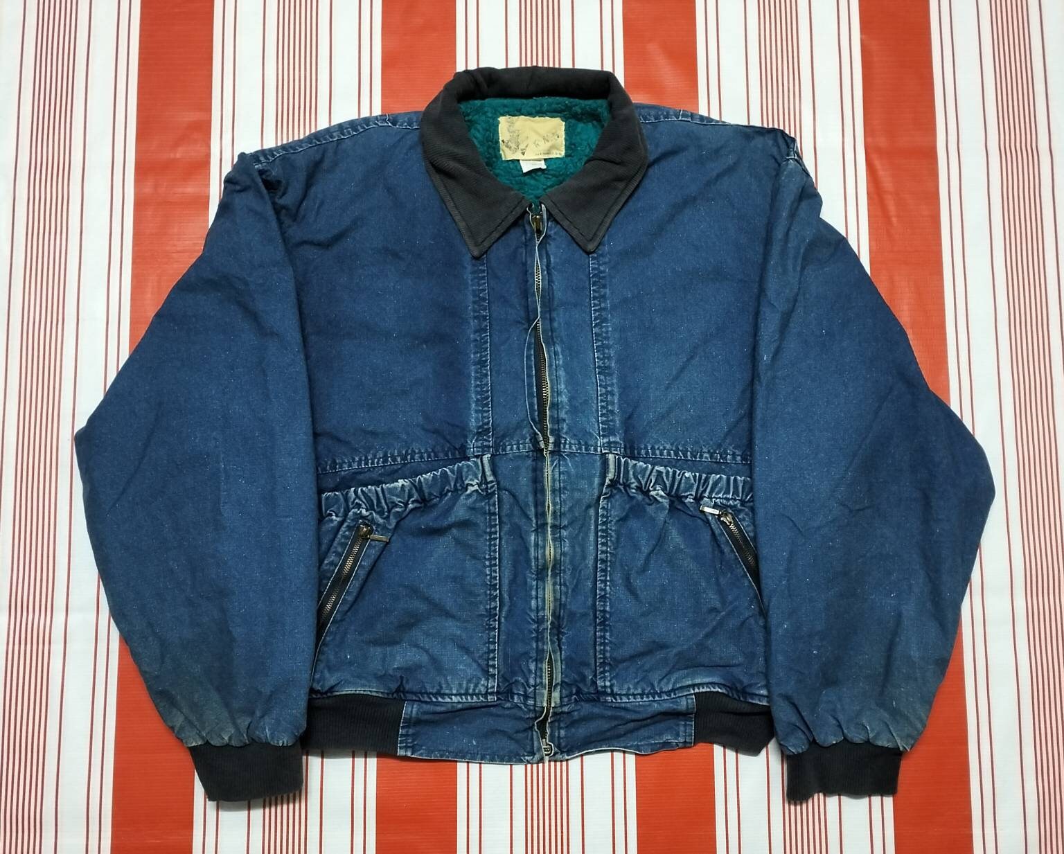 Vintage Edwin Workwear Denim Jacket / Tag M Good Fit S / Vintage Denim ...