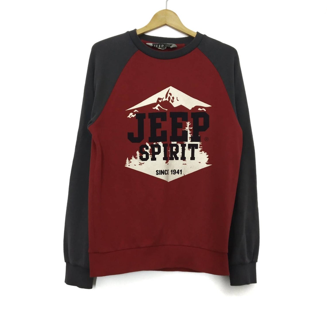 Sale Jeep Spirit Big Logo Sweasthirt Crewneck Pullover Jumper ...