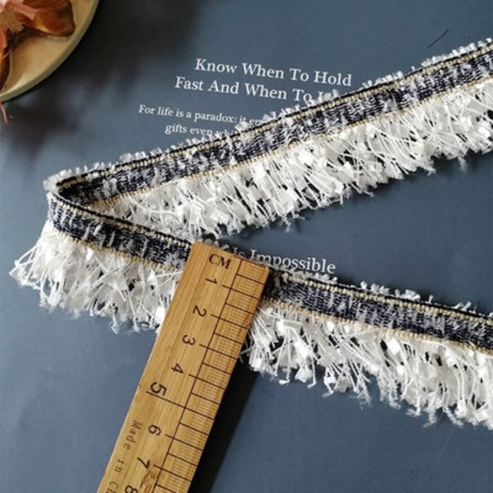 Tassel Fringe Lace Trim Ribbon for Costume Design Bridal Trim Headwear ...