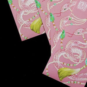 Chinese Lunar New Year of the Snake 2025 Red Packets, Money Envelopes ...