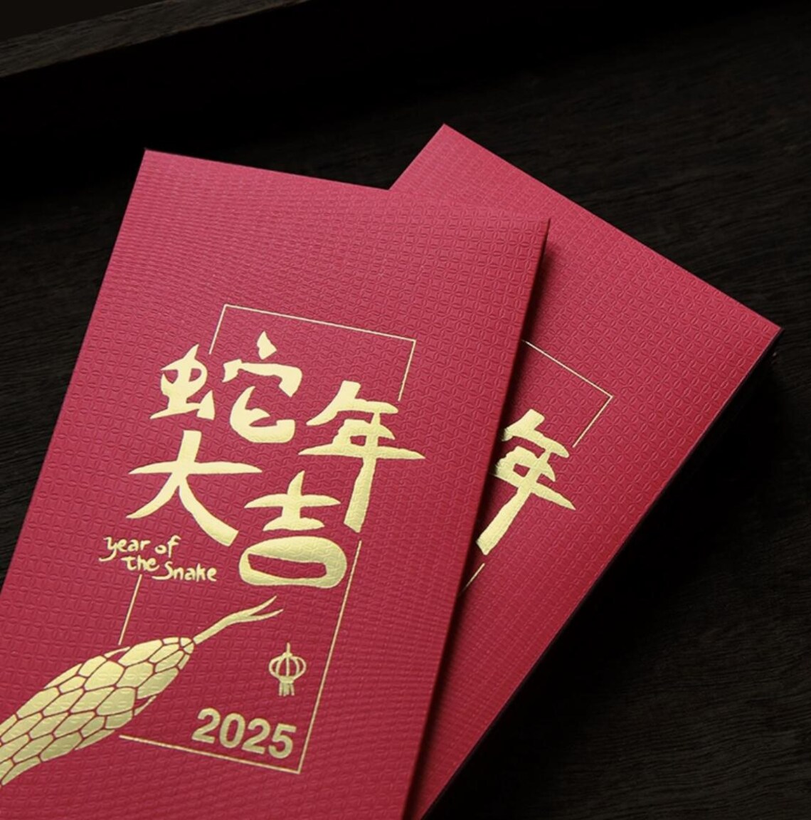Year of Snake 2025 Red Envelopes, Cutout Red Envelopes, Lucky Money ...