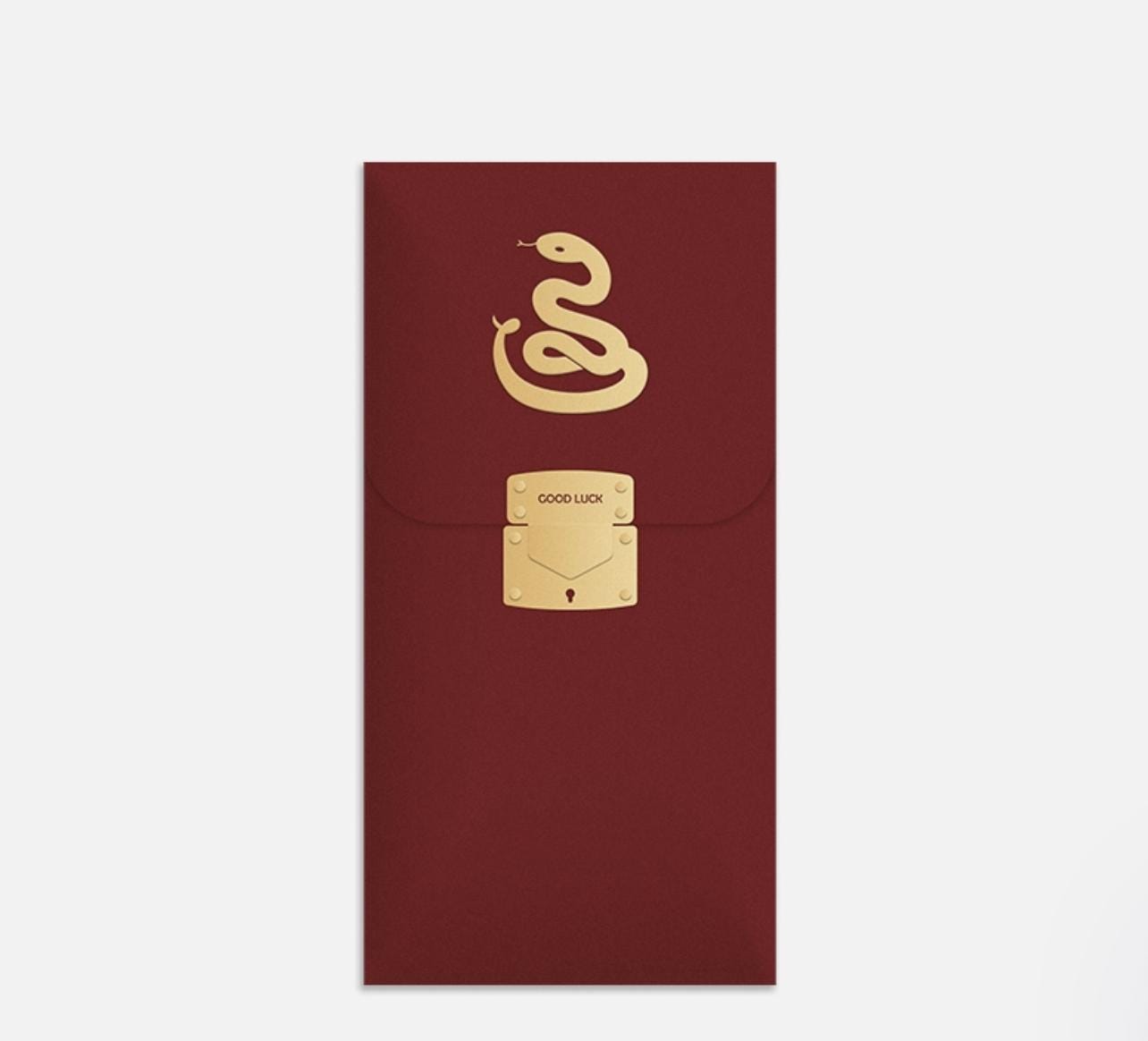 Year of Snake 2025 Red Envelopes, Gold Foil Red Envelopes, Lucky Money ...