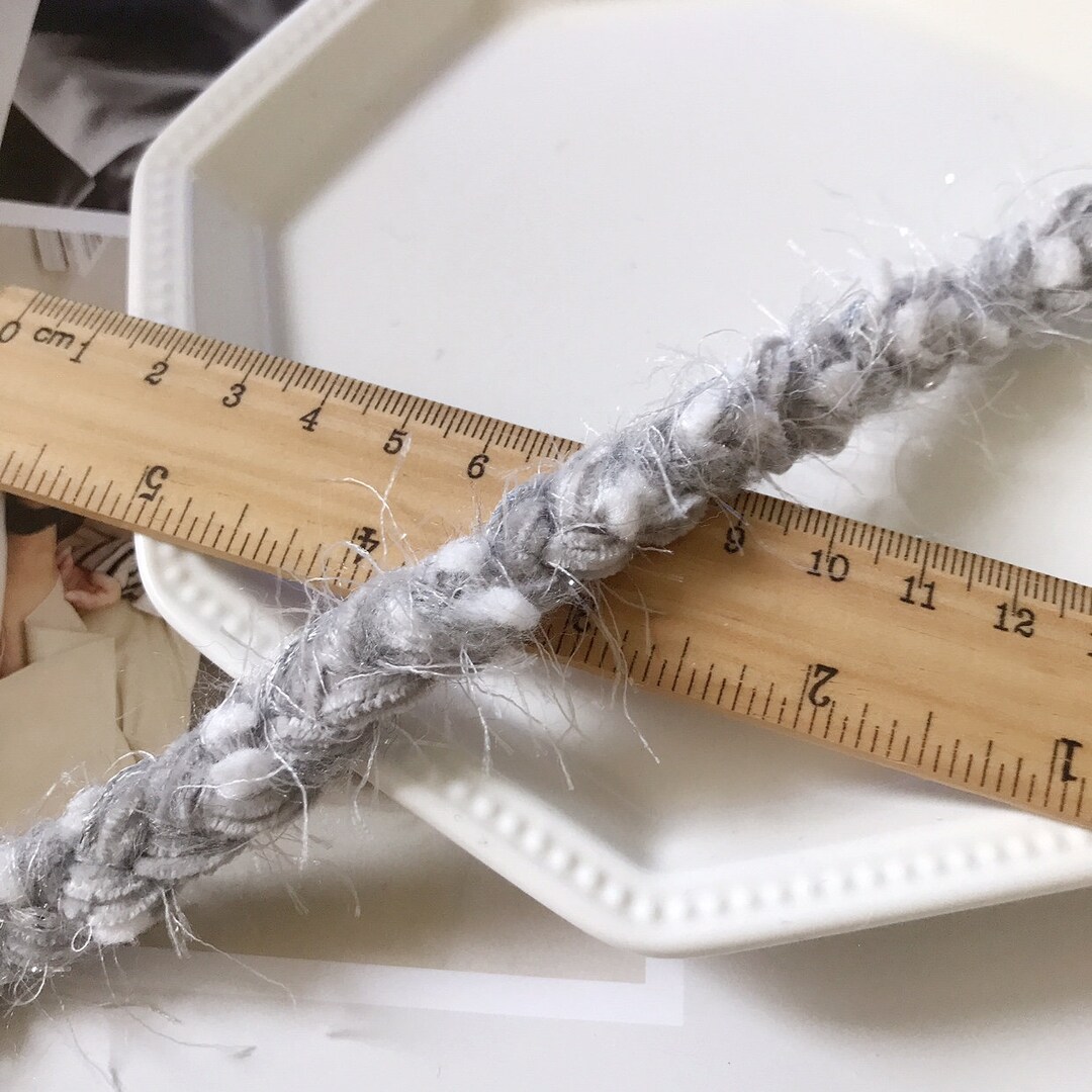 Braided Costume Lace Trim, Gray Sewing Embellishment, Sold by 1 Yard - Etsy