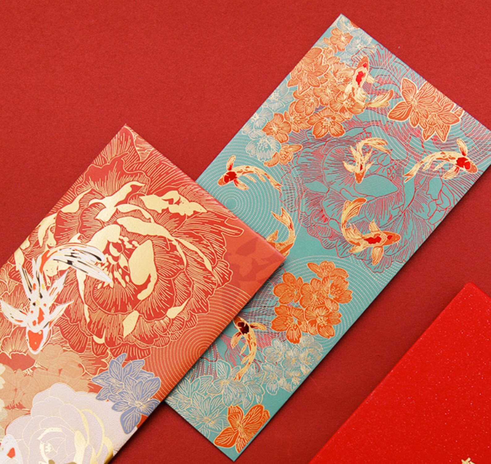 Red Packets, Money Envelopes, Specialty Paper Envelopes qty 4 - Etsy
