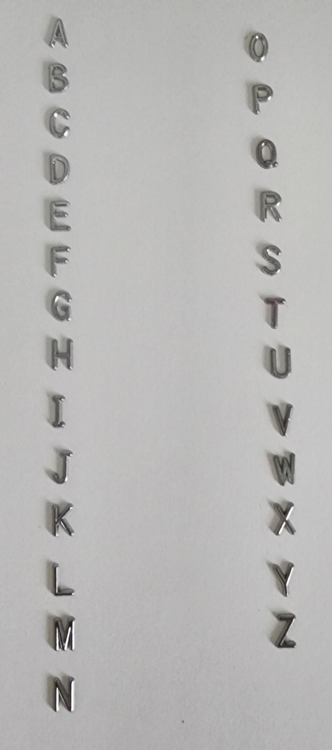 Lead Letters Set Complete Alphabet (A-Z) - 26 Total Letters - 46 Cents ...