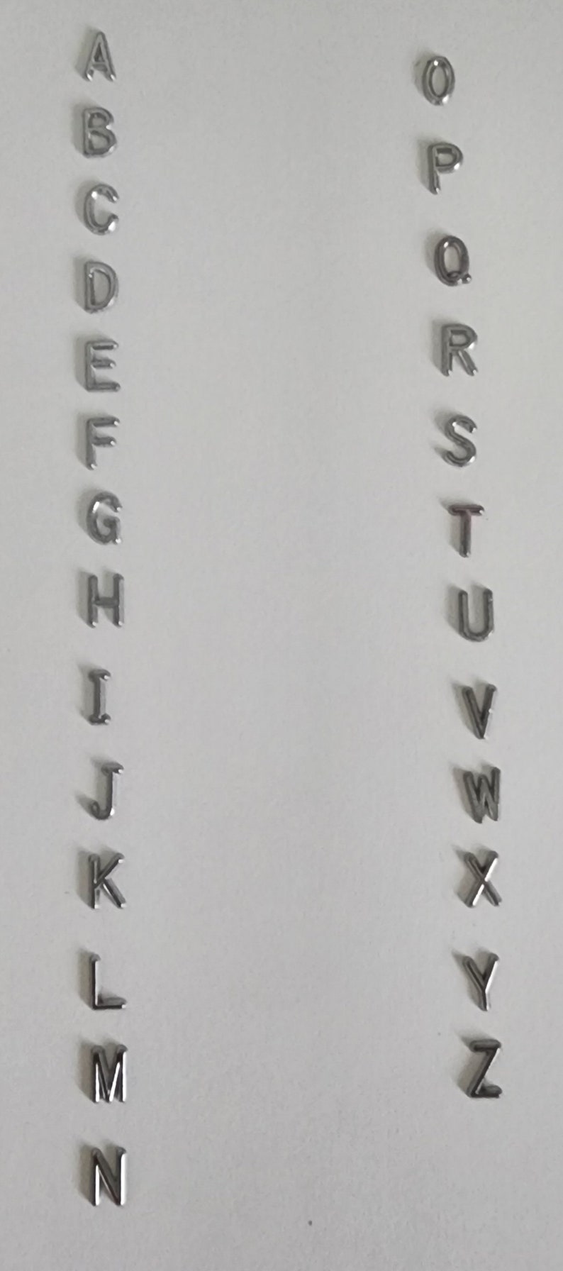 Lead Letters Set Complete Alphabet (A-Z) - 26 Total Letters - 46 Cents ...