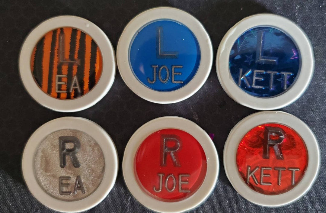 Three Sets of White Circular Xray Markers (2-4 Initials) - Choose From ...