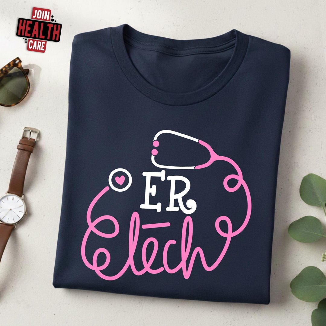 ER Tech Shirt, Emergency Room Technologist T-shirt, ER Technician Tee ...