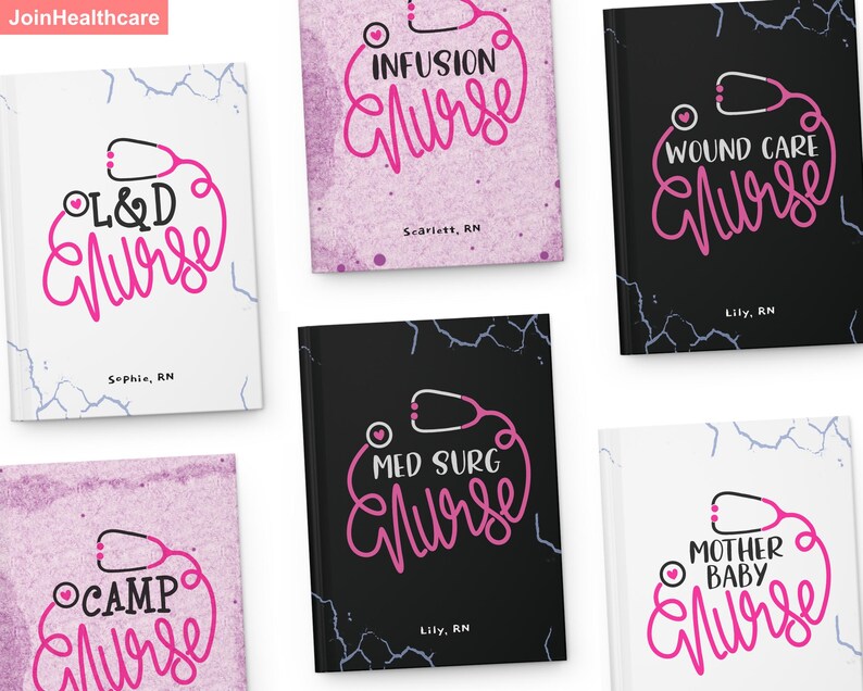 Personalized Nurse Journal, Things Patients Said Notebook, Pink ...
