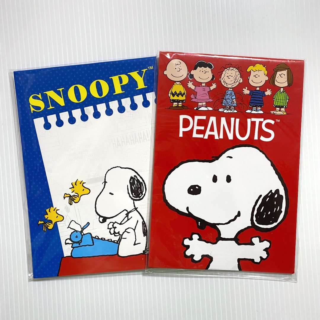 Peanuts Letter Pad Snoopy Big Memo Letter Paper Cute Friends Pen Pal ...