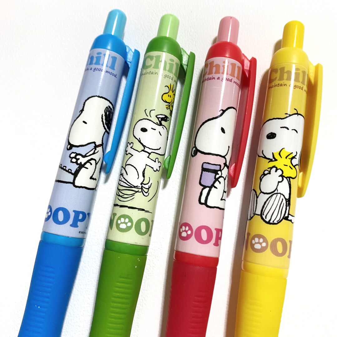 Peanuts Snoopy Blue Pen Planner Pens Cute Stationery - Etsy