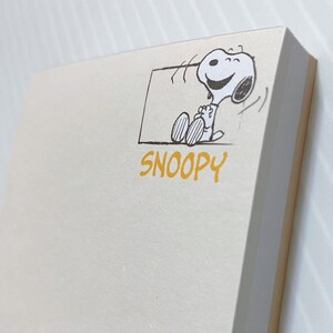 Peanuts Snoopy Memo Pad Planner Decor Journaling Schedule - Etsy